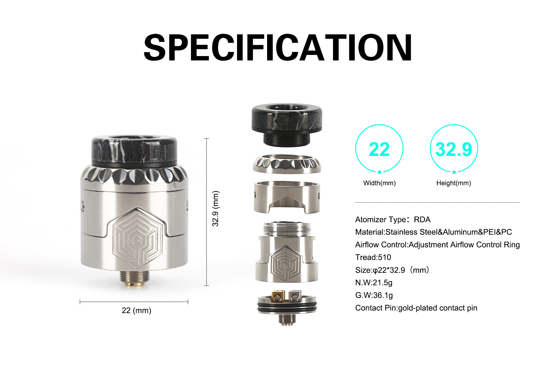 ARTHA GEN 2 RDA | ADVKEN® High quality makes healthy vape future!